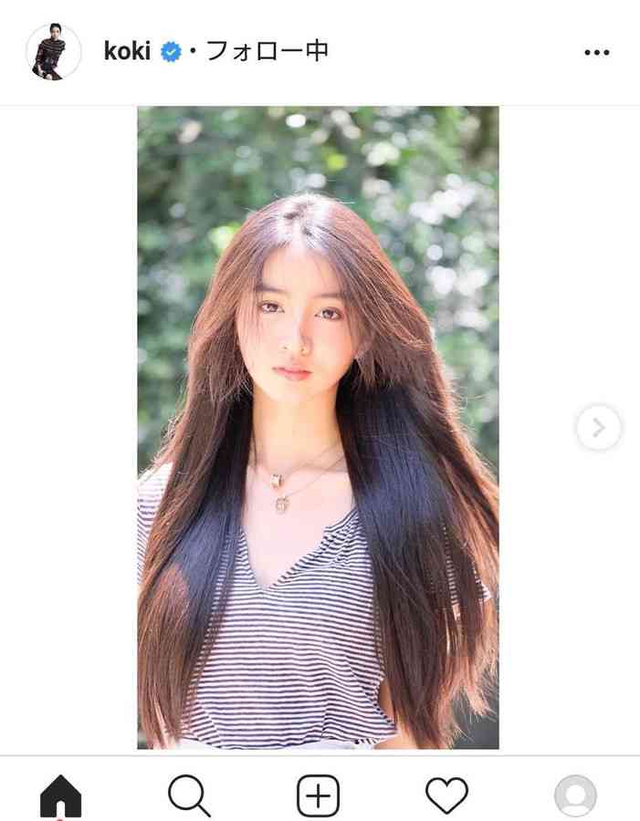 Koki, インスタのフォロワーが300万人を突破「髪が立ち姿がお顔が美しい」とファン祝福 | ガールズちゃんねる - Girls Channel