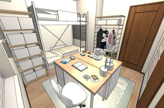 「59平方メートルの2LDKで子ども3人の個室はつくれるか」一級建築士が知恵を絞りつくした結果 | ガールズちゃんねる - Girls Channel