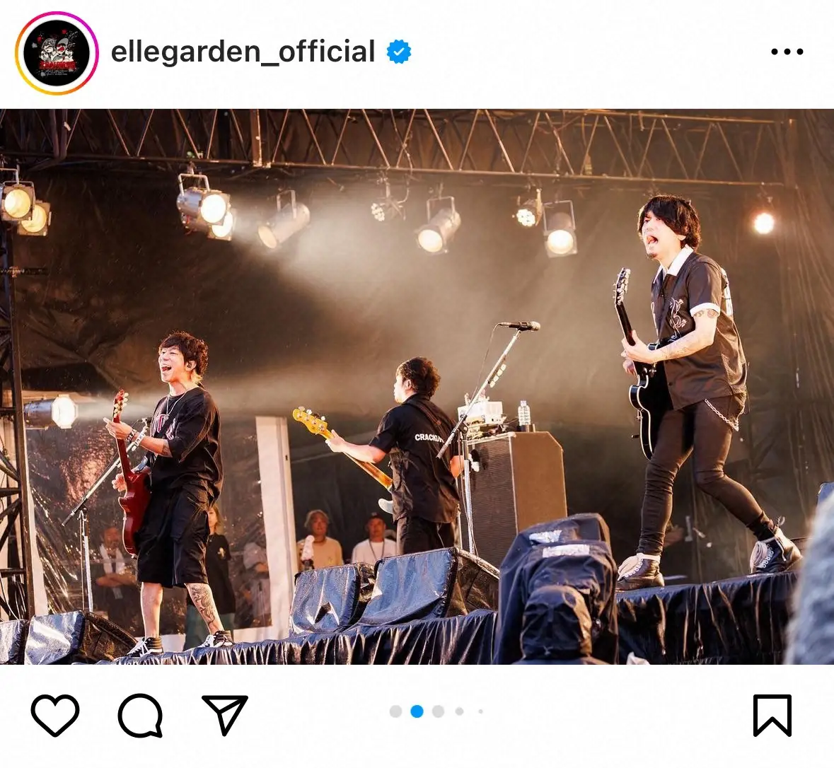 「ELLEGARDEN」ライブ中に痴漢発生 ボーカル細美武士が謝罪「大勢が集まれば本物のクズも…」 | ガールズちゃんねる - Girls Channel