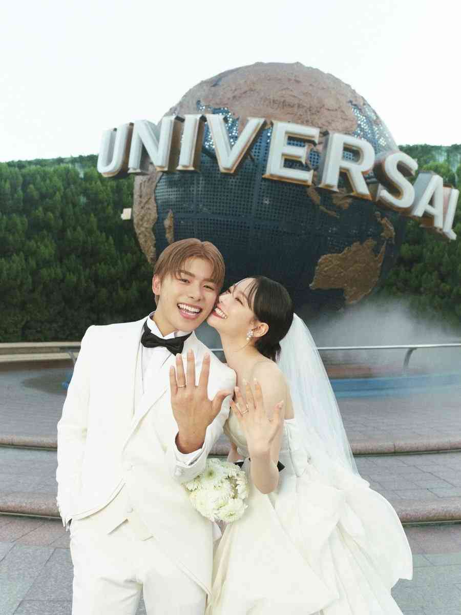 なこなこカップル入籍、USJでのウエディングフォトに反響「素敵すぎる」 | ガールズちゃんねる - Girls Channel